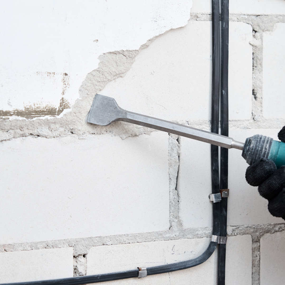 Een muur slopen | De Kruif Sloopwerken